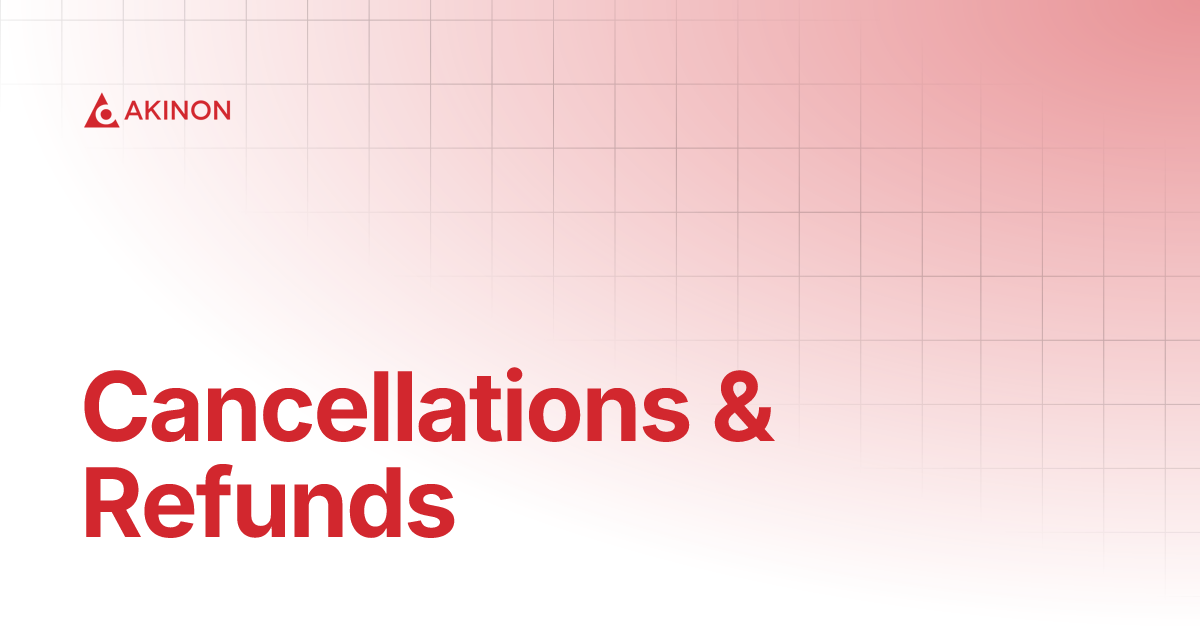Cancellations & Refunds | Home