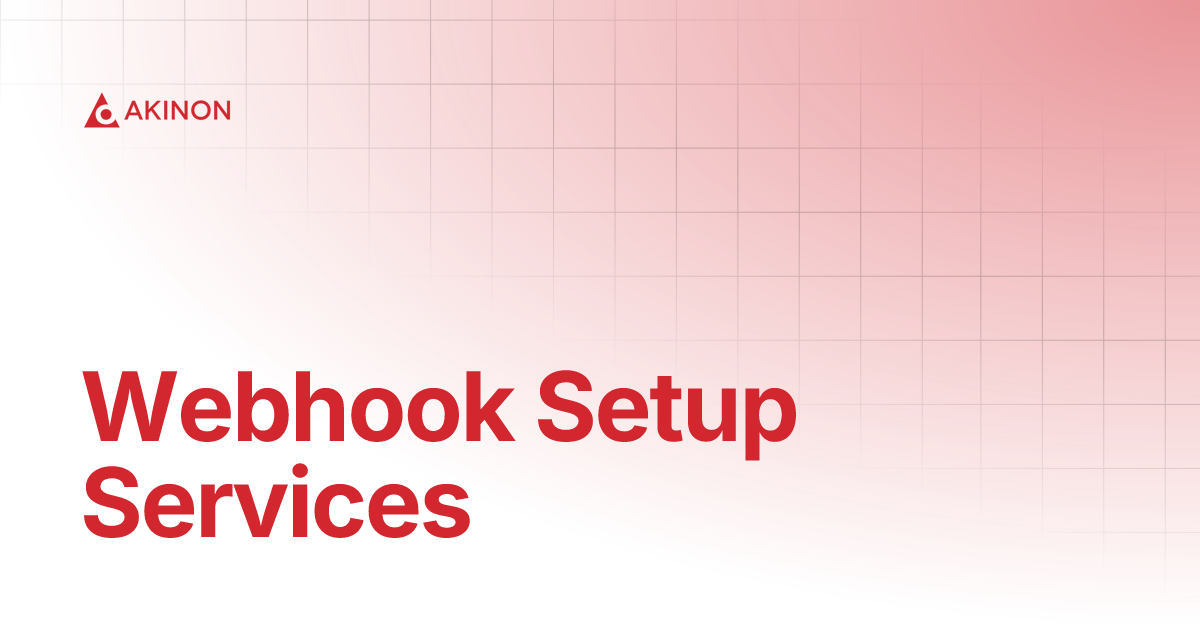 Webhook Setup Services Home