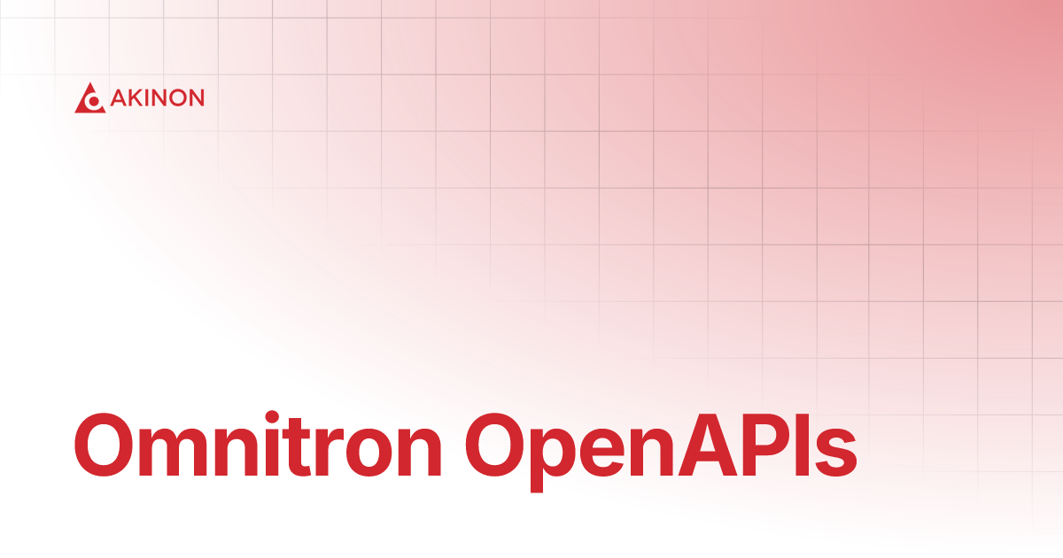 Omnitron OpenAPIs | Home